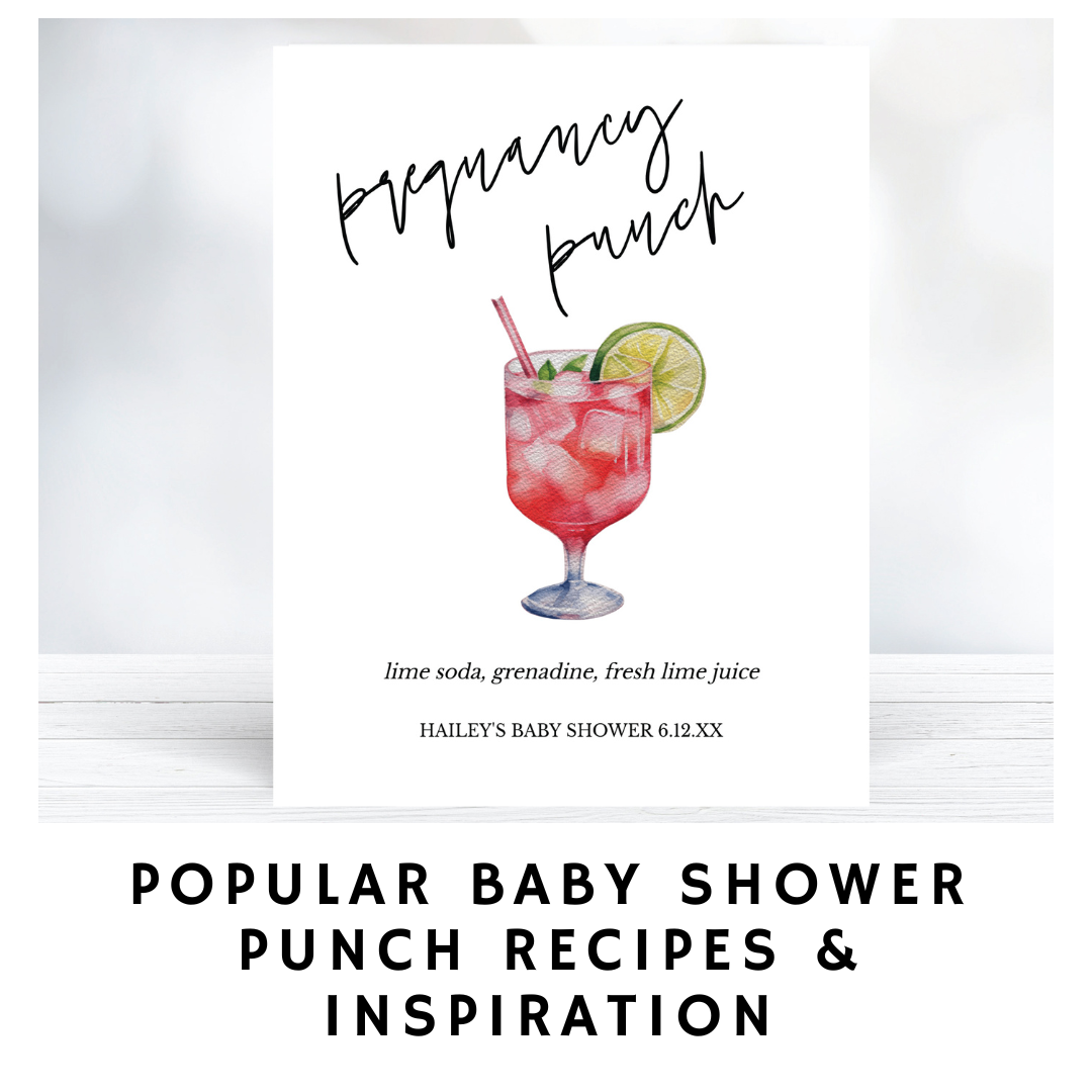 17 Best Baby Shower Punch Recipes - Blue & Pink Punch Ideas